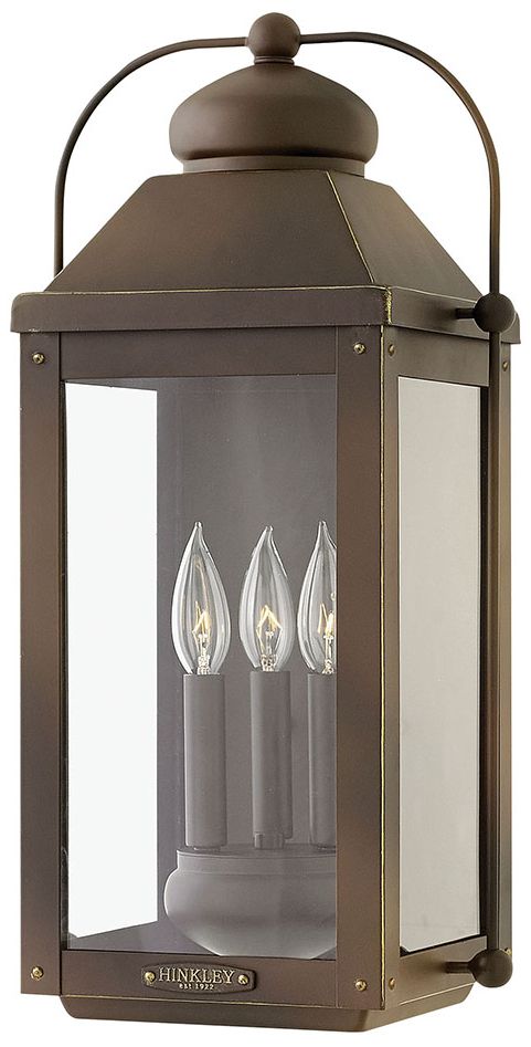 Anchorage 21 1/4" High Light Oiled Bronze Outdoor Wall Light - #10T59 ...