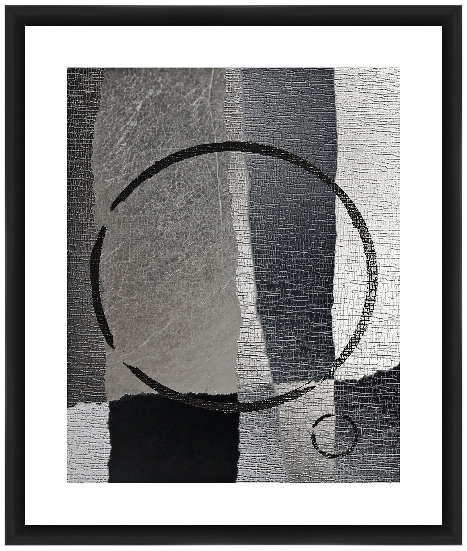 Circular Gray I 26" High Framed Giclee Wall Art - #12N74 | Lamps Plus