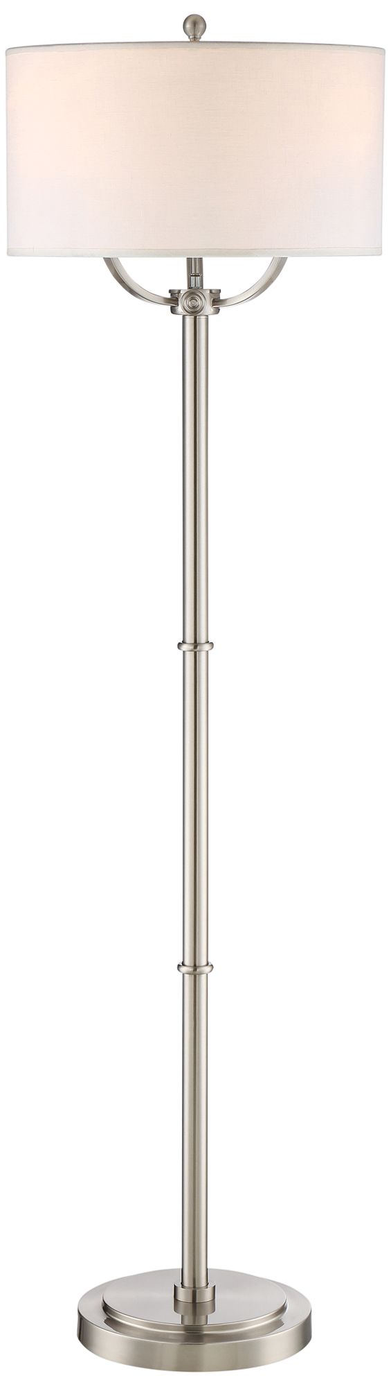 Quoizel Vivid Collection Broadway Brushed Nickel Floor Lamp - #16P73 ...