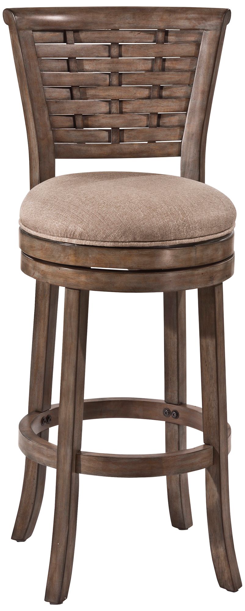 Hillsdale Thredson 26" Putty Fabric Swivel Counter Stool - #19M20 ...