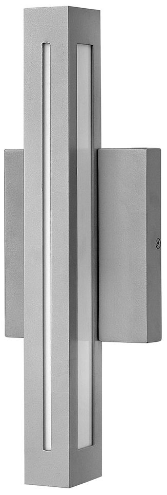 Hinkley Vue LED 26" High Titanium Outdoor Wall Light - #1R446 | Lamps Plus