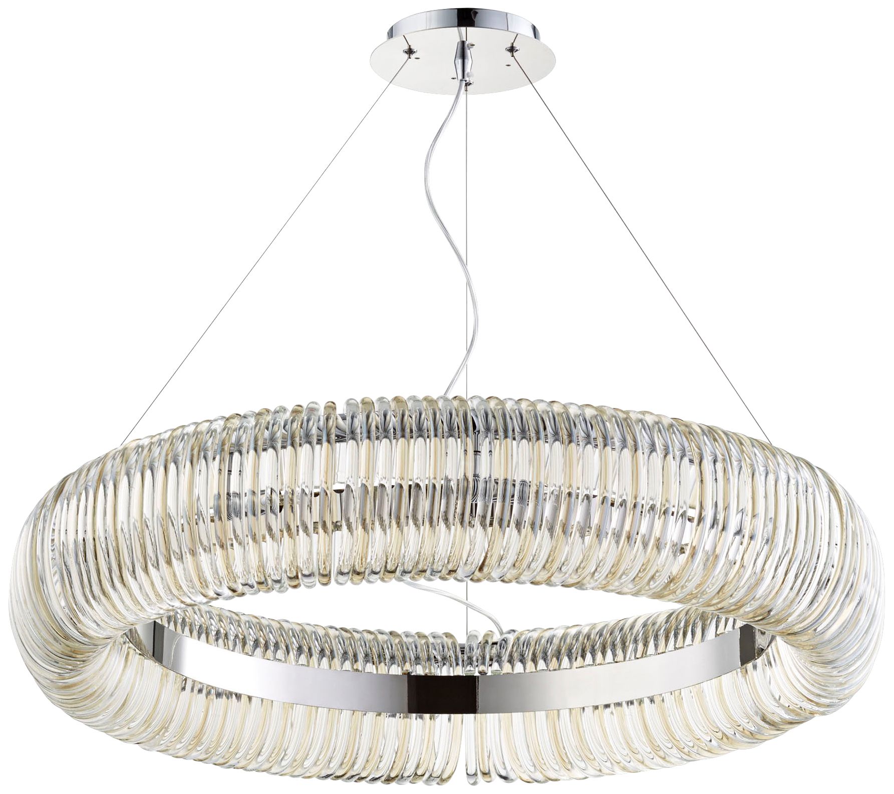 Cyan Design Beaming Around 32" Wide Chrome Pendant Light - #23F82 ...