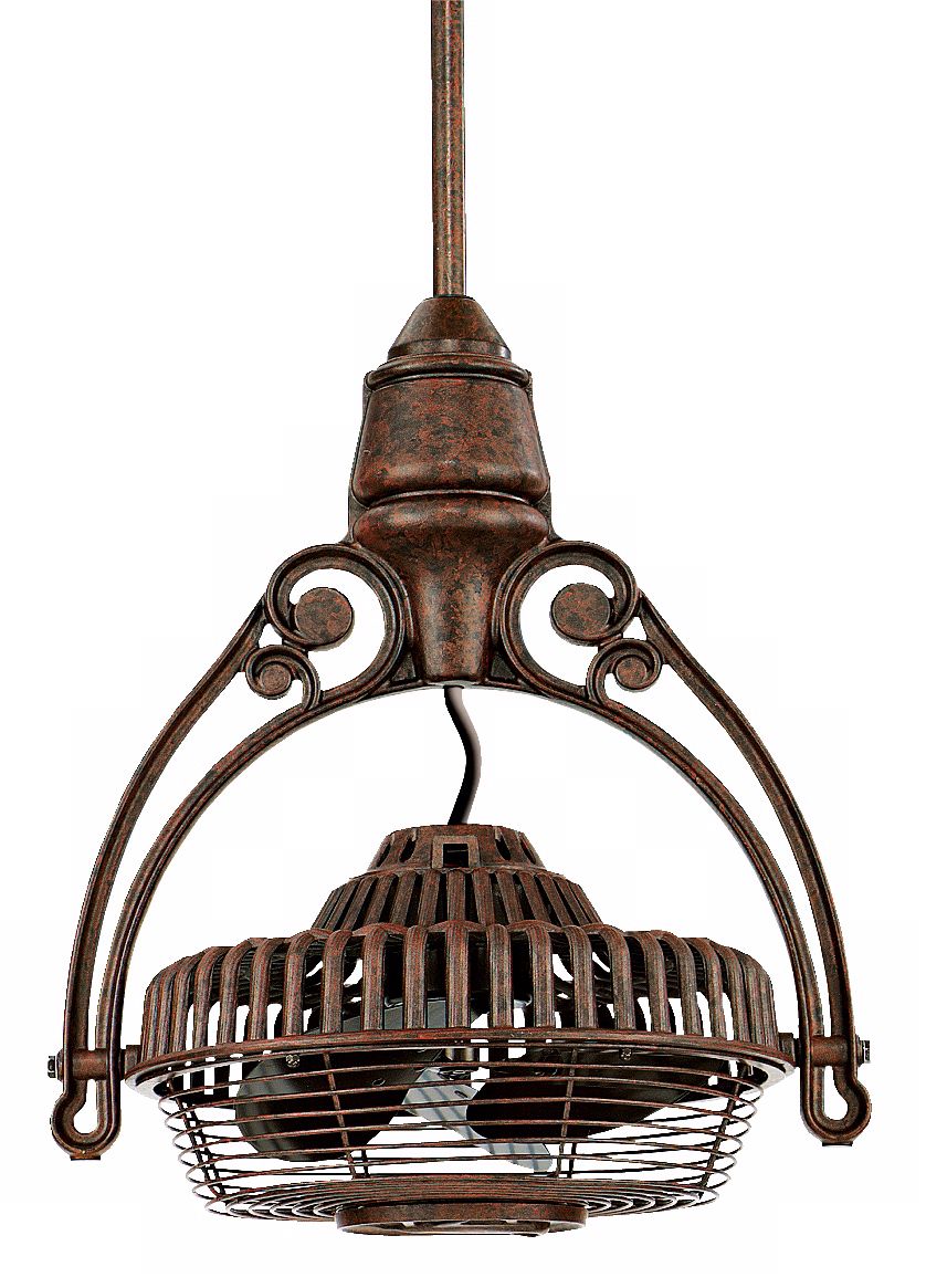 Fanimation Old Havana Rust Tilt-Adjust Cage Ceiling Fan - #25F51 ...