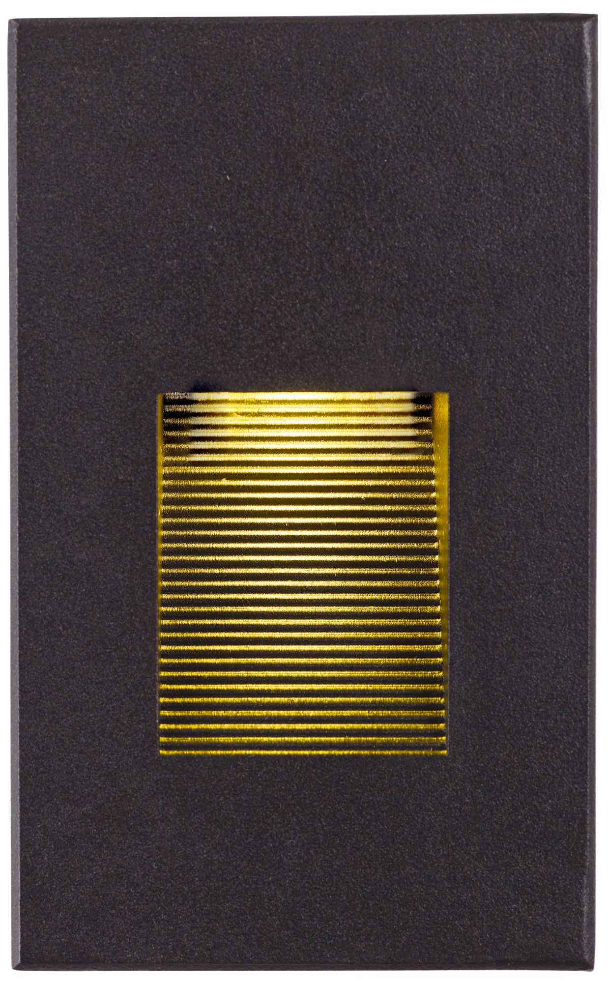 Ridged Bronze 4 1/2" Wide LED Outdoor Step Light - #Y1174 | Lamps Plus