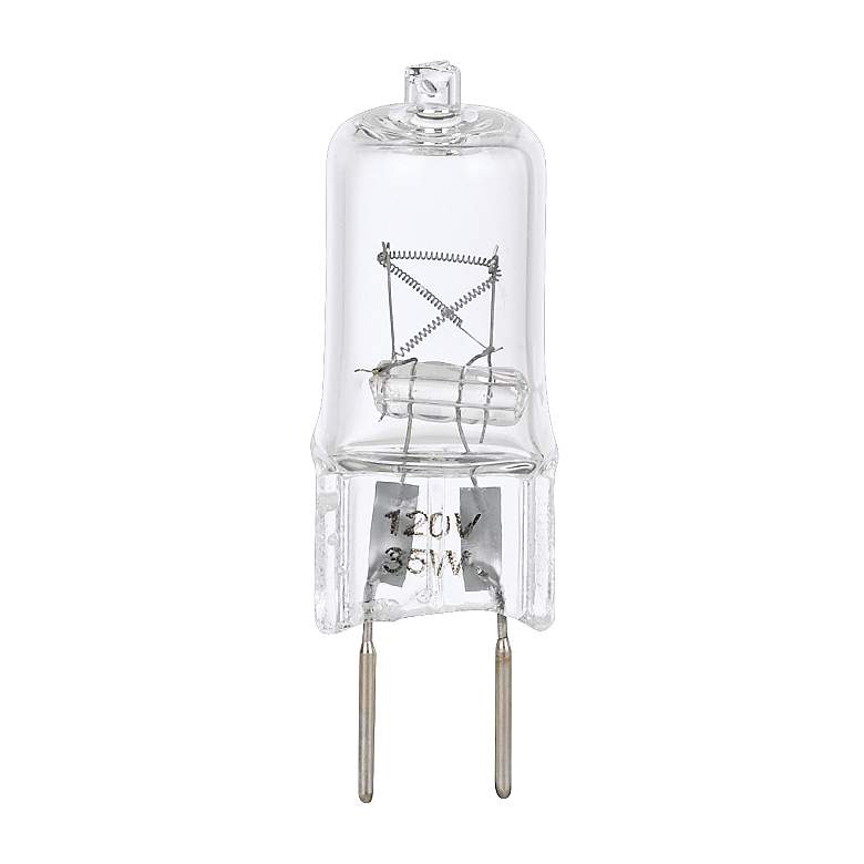 35 Watt 120-Volt Bi-Pin Halogen G8 Light Bulb - #34982 | Lamps Plus 35 Watt 120-Volt Bi-Pin Halogen G8 Light Bulb - #34982 | Lamps Plus