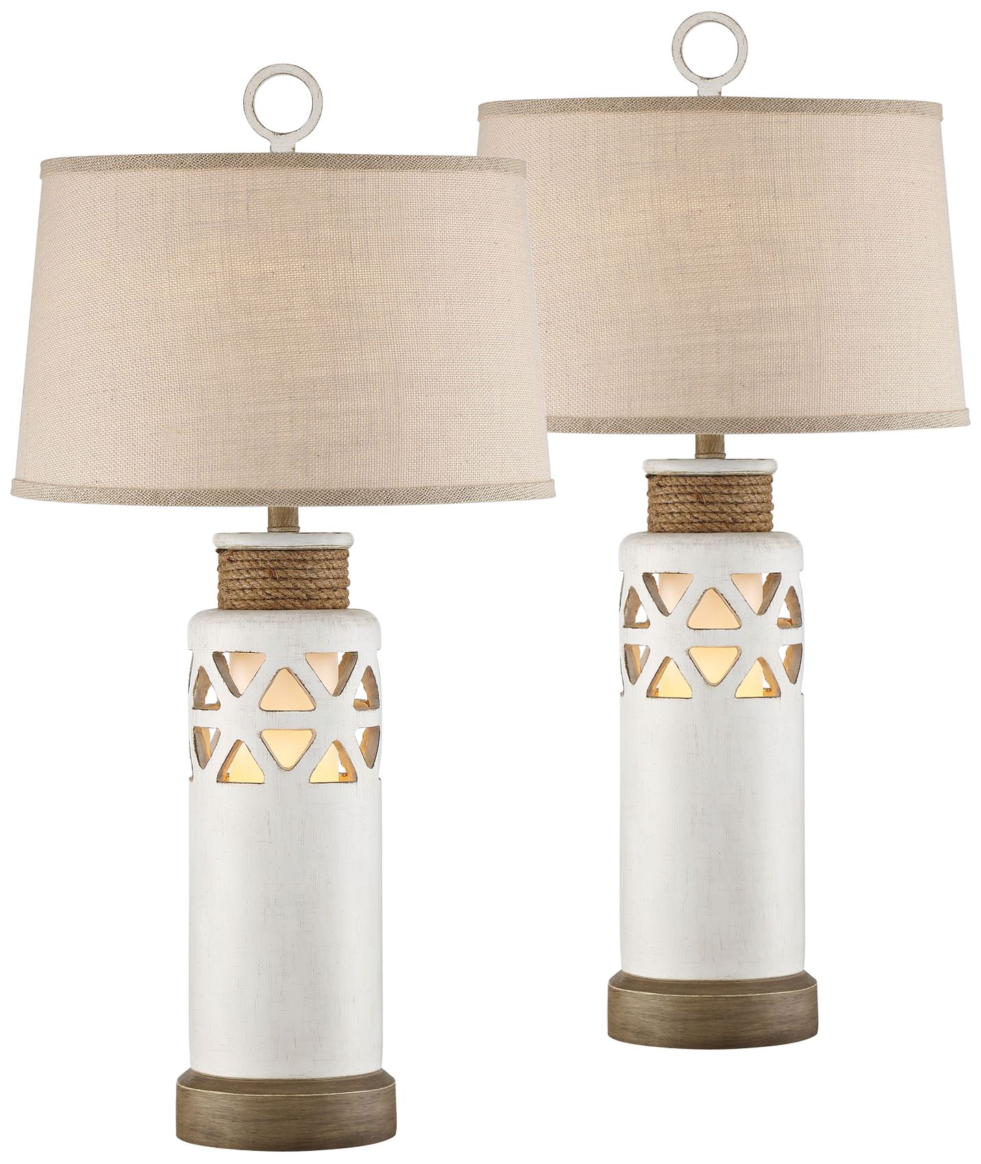 White - Ivory, 31 In. - 35 In., Lamp Sets, Table Lamps | Lamps Plus