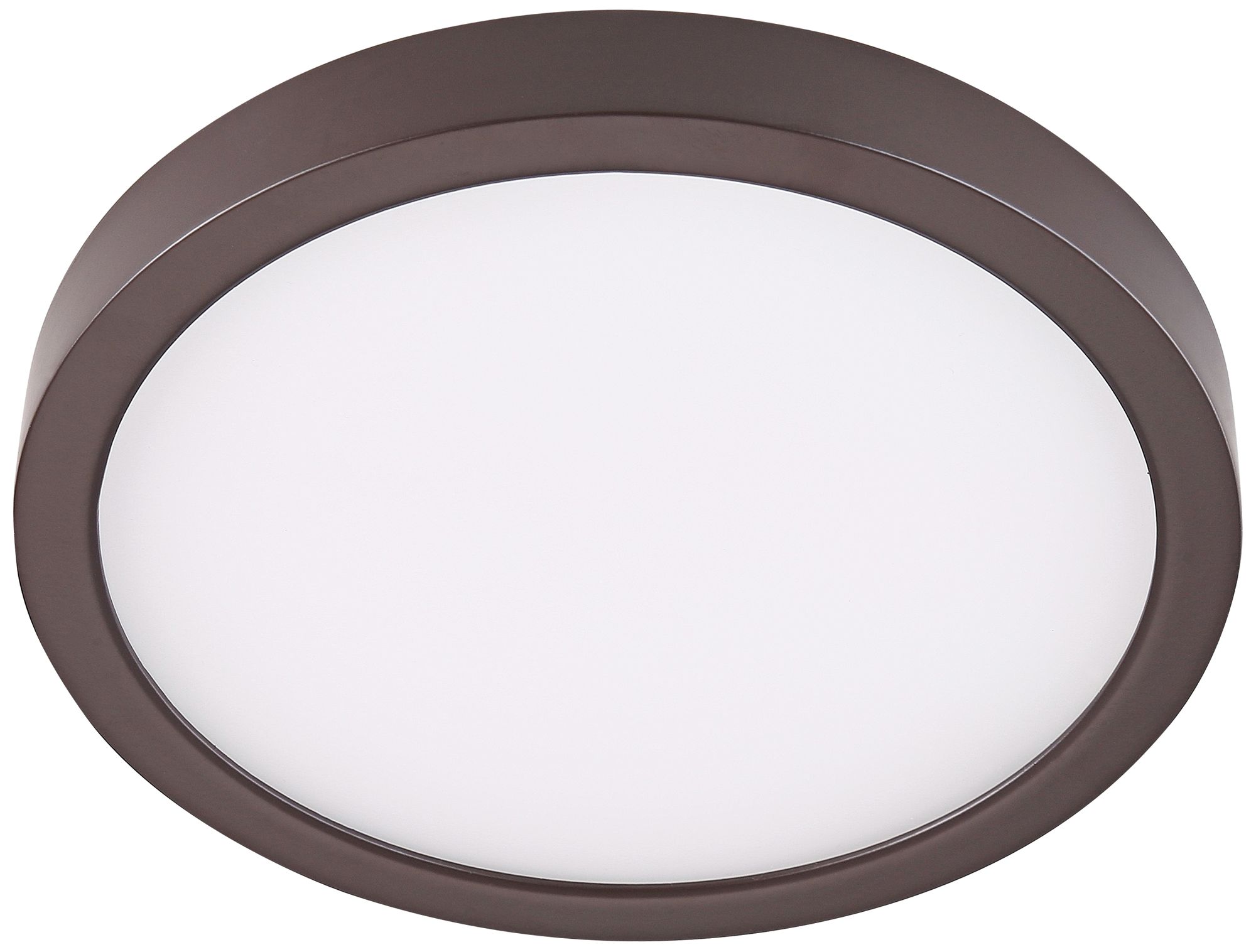 Disk 12" Wide Bronze Round LED Ceiling Light - #39N30 | Lamps Plus
