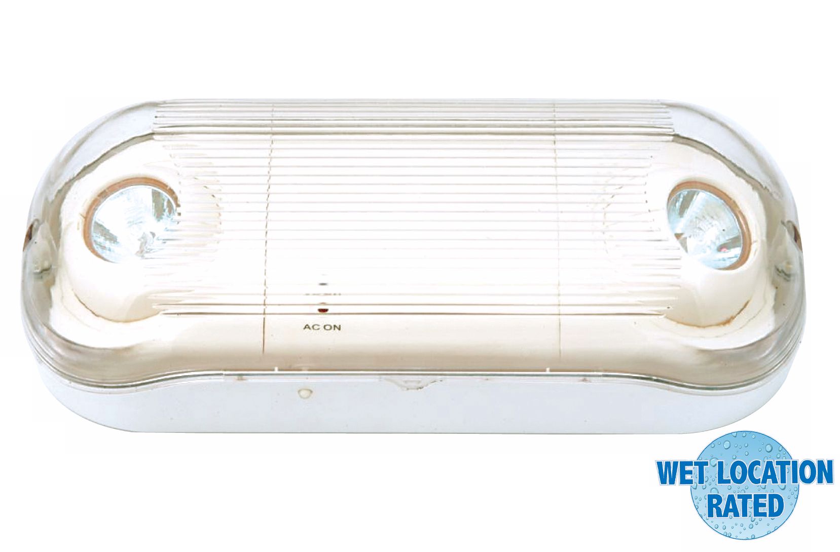 Gray Wet Location Halogen Emergency Light - #42875 | Lamps Plus