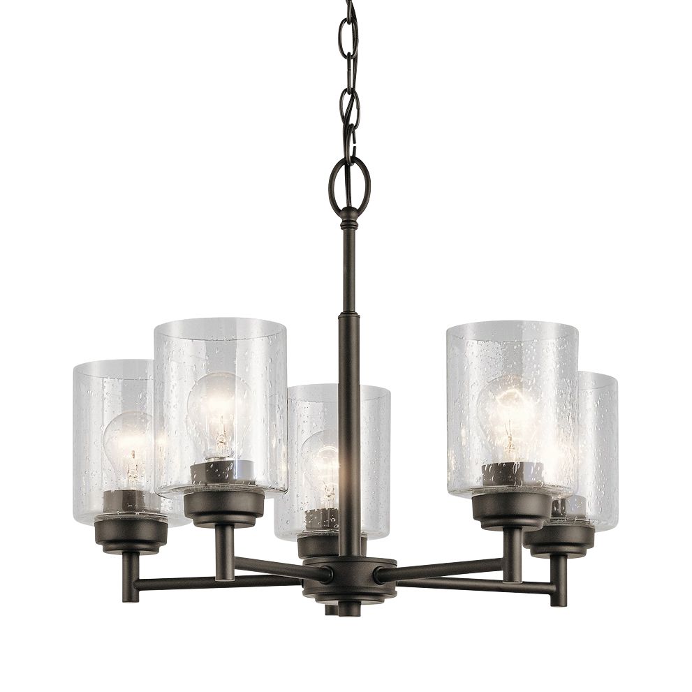 Kichler Winslow 19 3/4" Wide Oiled Bronze 5-Light Chandelier - #42K53 ...