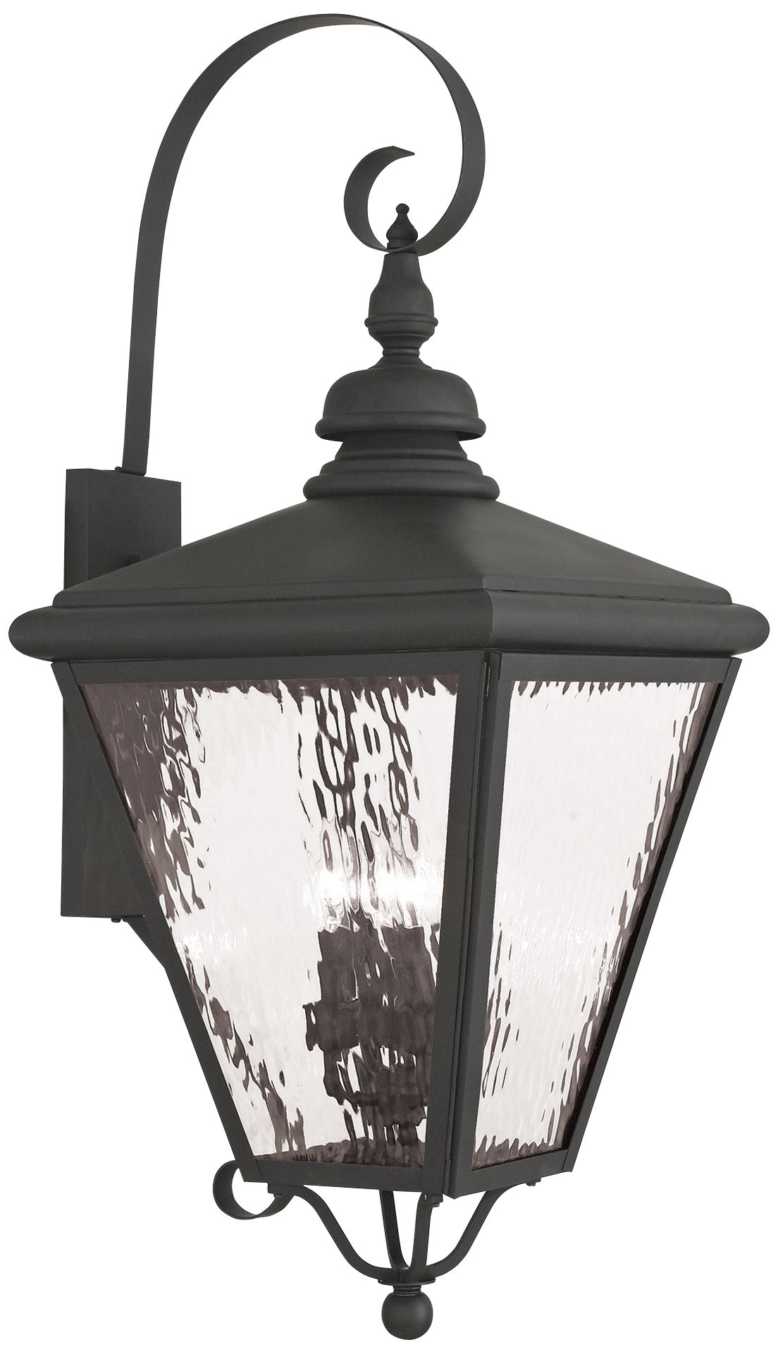 Cambridge 35" High Black Outdoor Wall Light - #42M03 | Lamps Plus