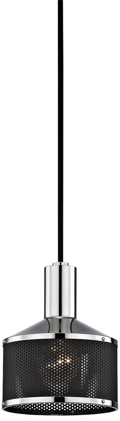 Mitzi Yoko 6" Wide Polished Nickel Mini Pendant - #47C93 | Lamps Plus
