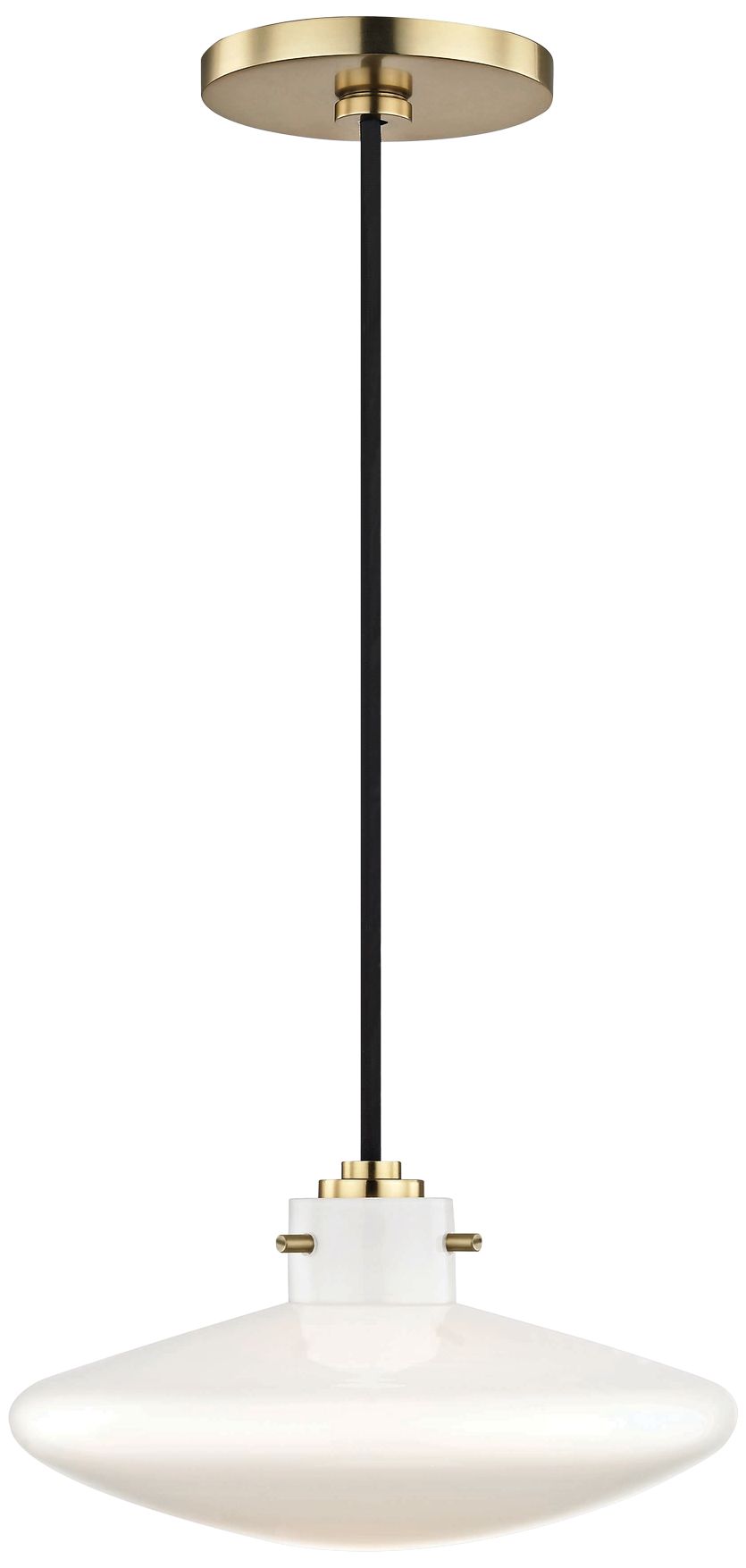 Mitzi Nemo 9 1/2" Wide Aged Brass LED Mini Pendant - #47F34 | Lamps Plus