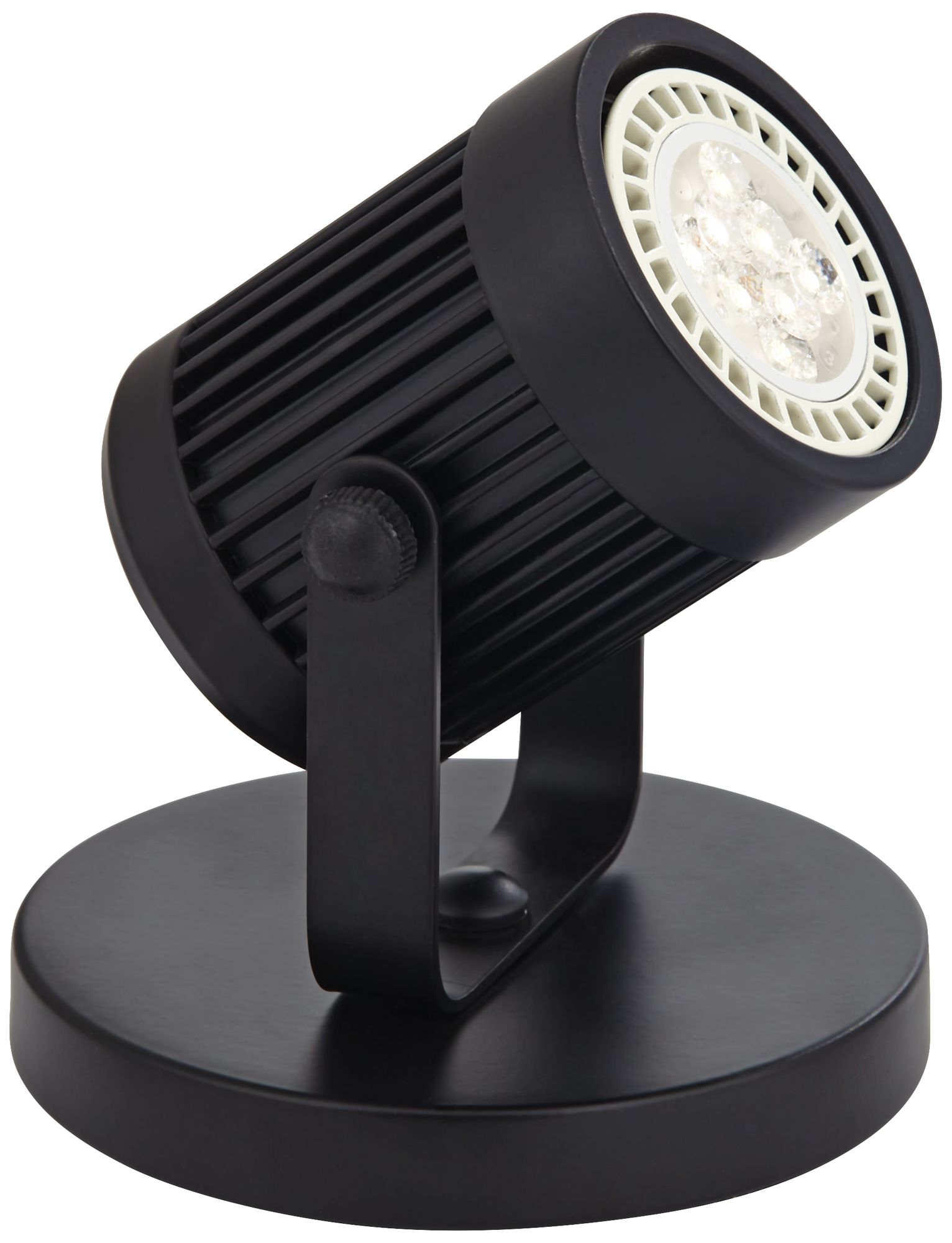 Downey 2 3/4" High LED Mini-Uplight in Black - #4R125 | Lamps Plus