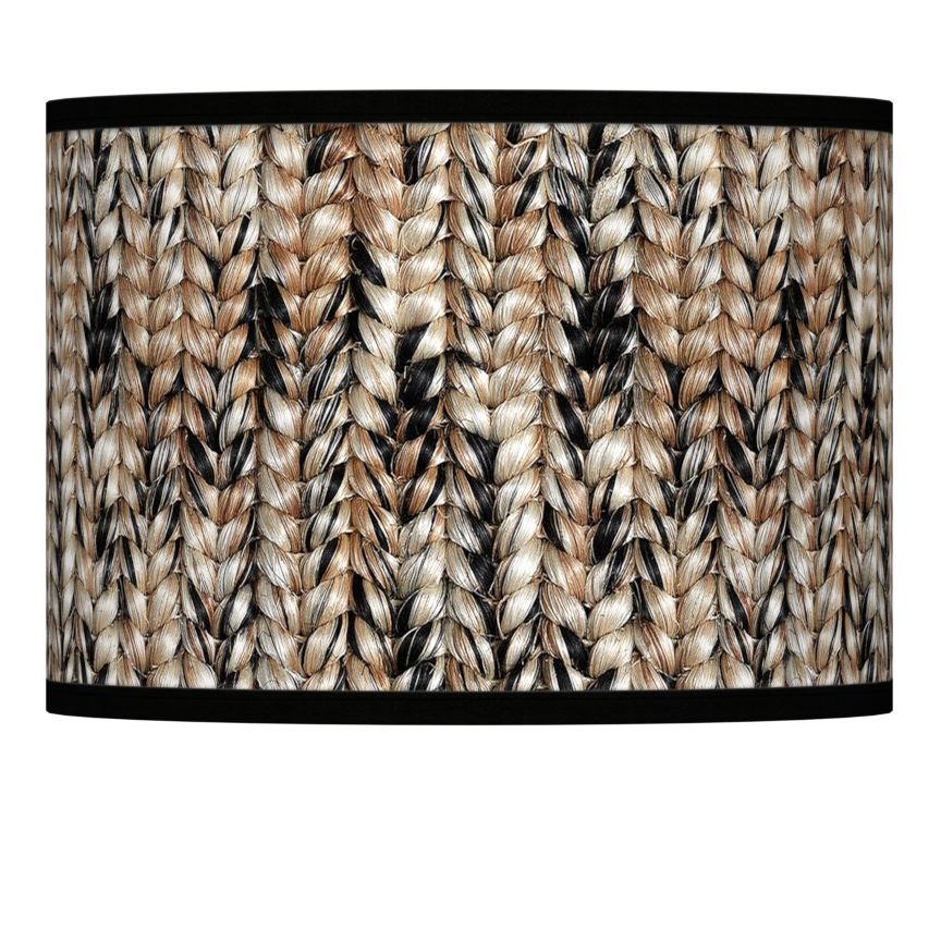 Braided Jute Giclee Lamp Shade 13.5x13.5x10 (Spider) - #54X60 | Lamps Plus