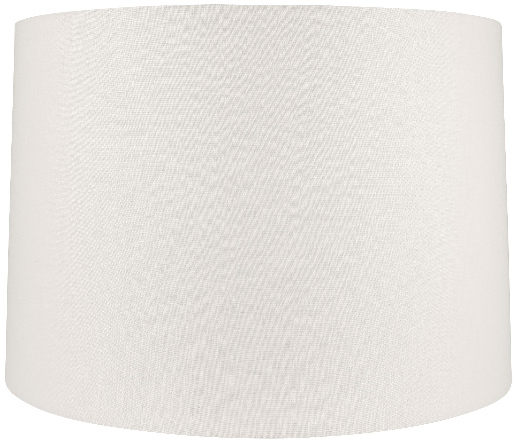 Off-White Linen Round Drum Lamp Shade 11x12x10.5 (Spider) - #56P80 ...