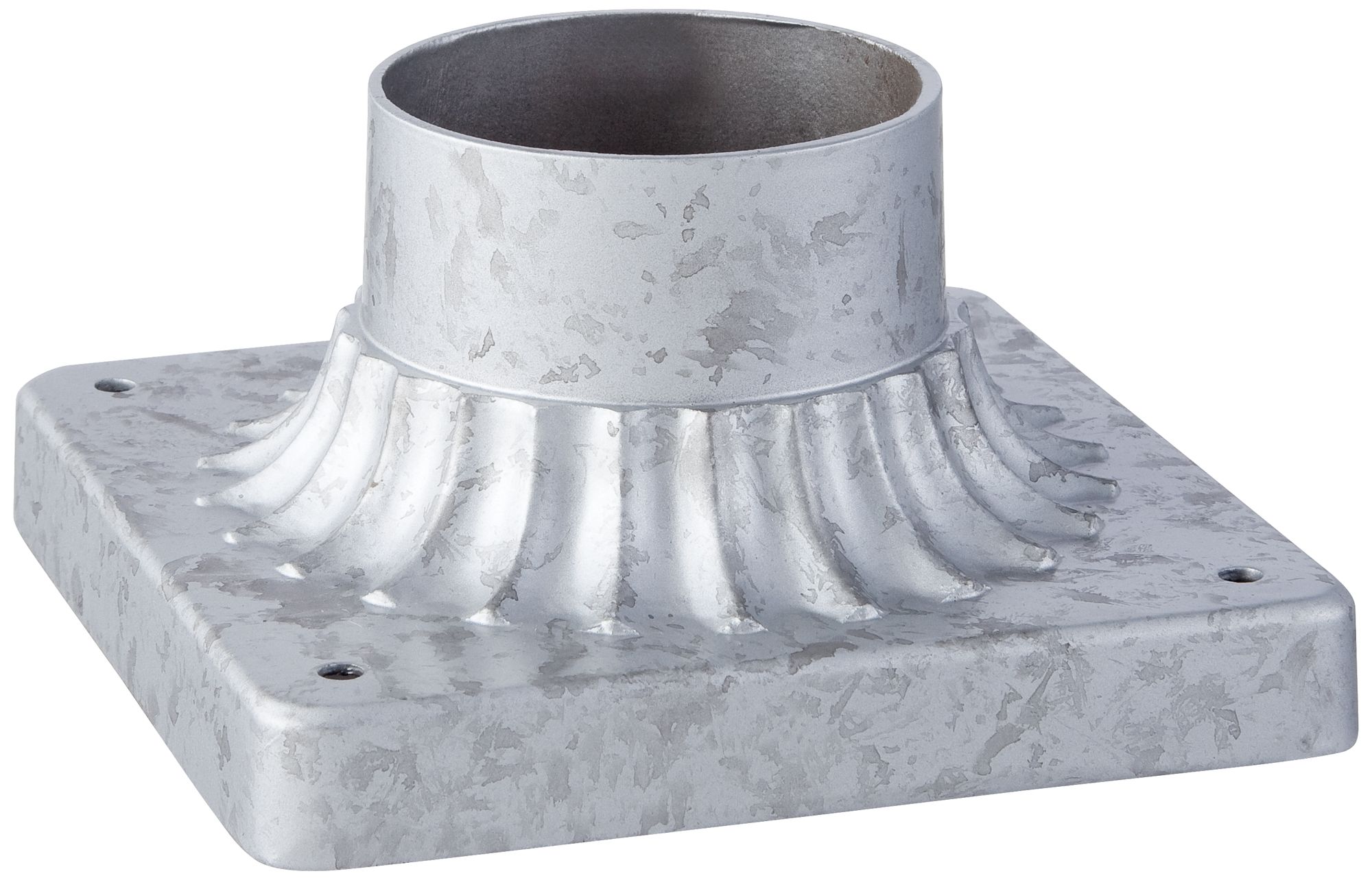 Franklin Park Galvanized Steel Post Mount Adaptor - #5H494 | Lamps Plus