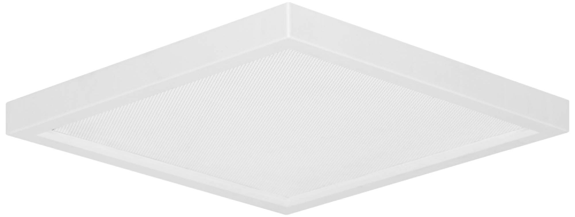 Pancake Disc 5 1/2" Square White LED Outdoor Ceiling Light - #61X49 ...