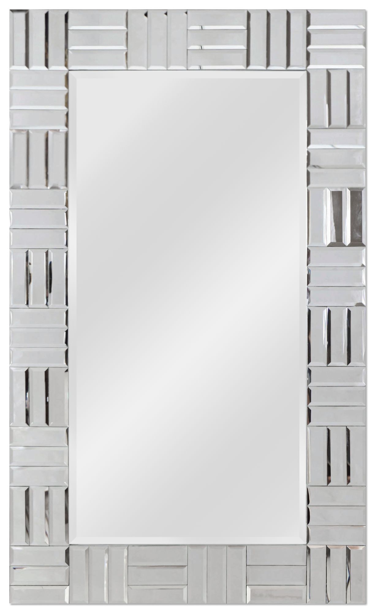 Kenroy Home Sparkle Chrome 28" x 44" Rectangular Wall Mirror - #62C44 ...