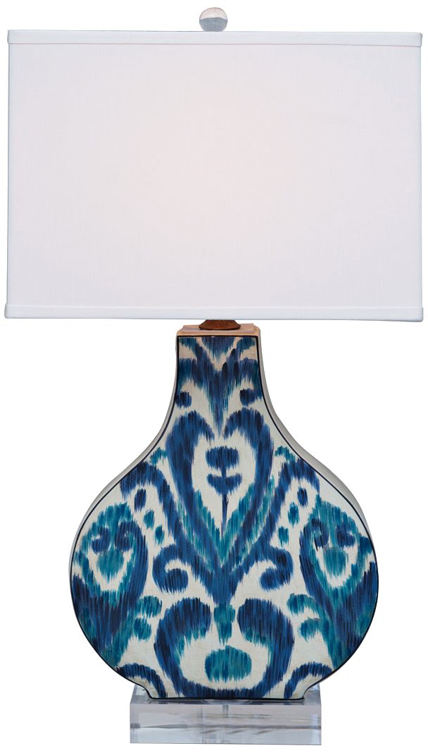 Greystone Indigo Ceramic Table Lamp - #6M427 | Lamps Plus
