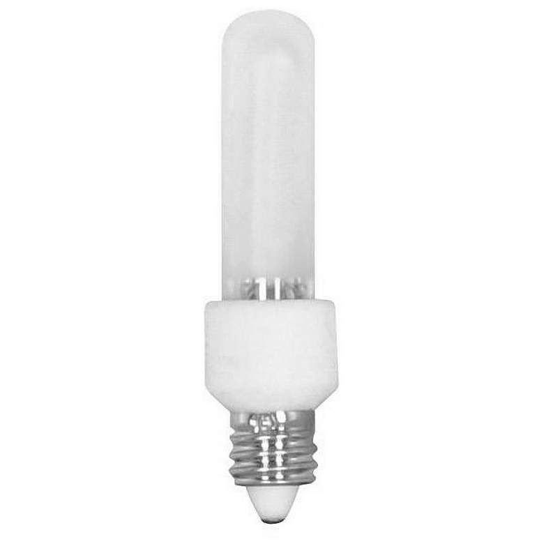 75 Watt Dimmable Mini Candelabra Frosted Halogen Light Bulb - #6T441 ... 75 Watt Dimmable Mini Candelabra Frosted Halogen Light Bulb - #6T441 ...