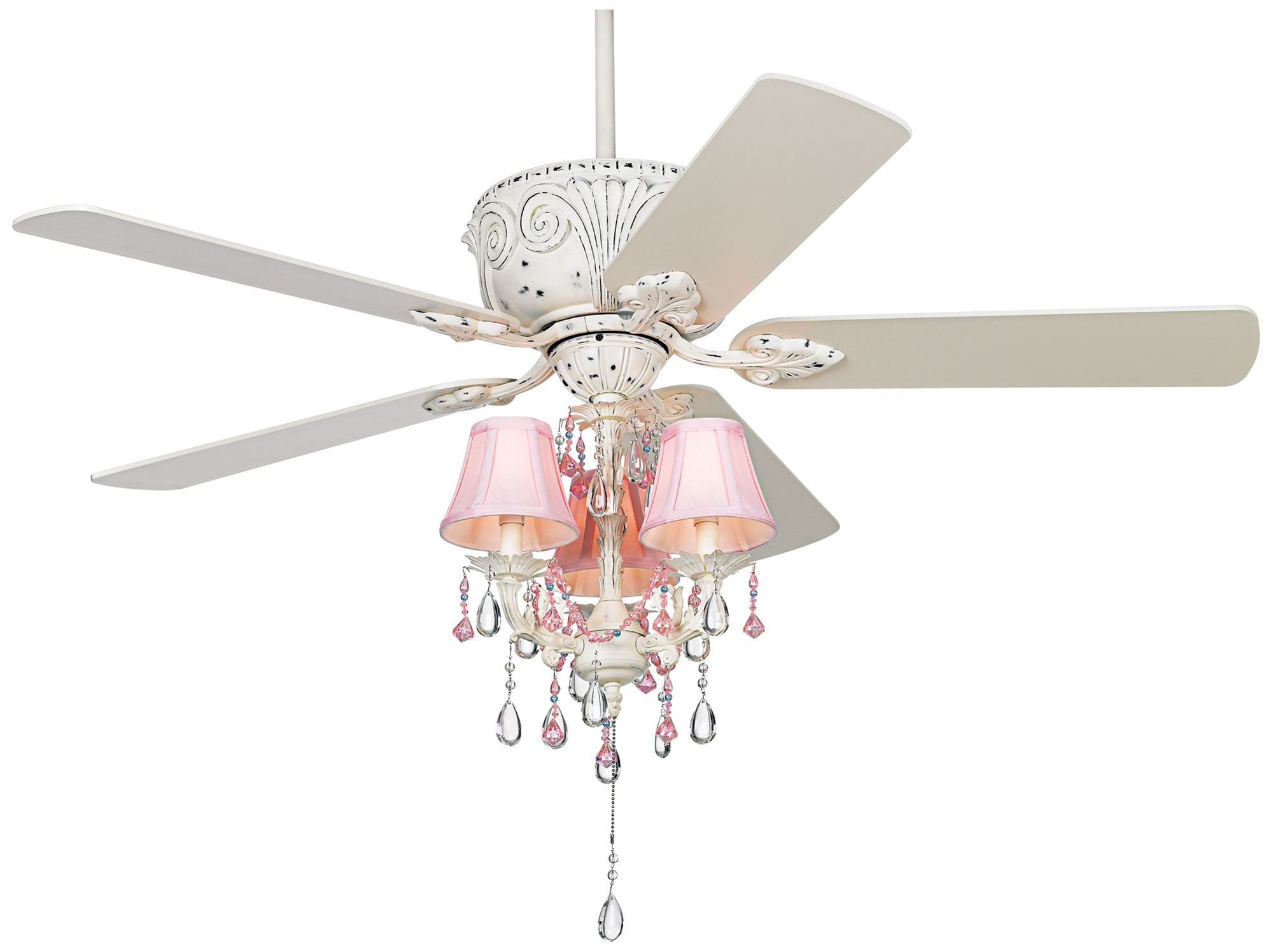 Princess Ceiling Fan Chandelier | Shelly Lighting