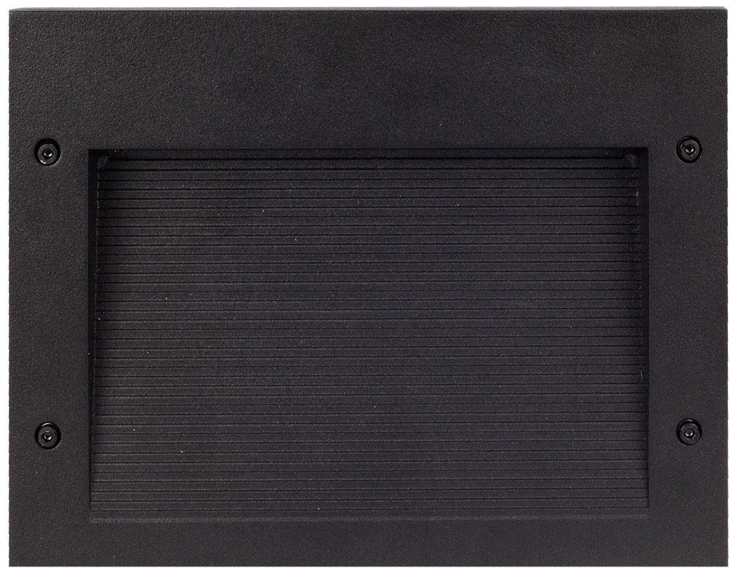 Newport 9 3/4"W Black Rectangular LED Recessed Step Light - #78H11 ...