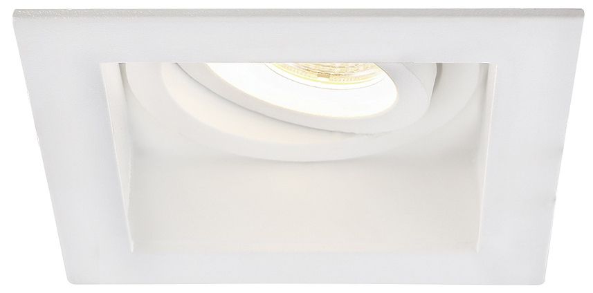 Amigo 3 1/4" White 15W LED Square Gimbal Recessed Trim - #81E60 | Lamps ...