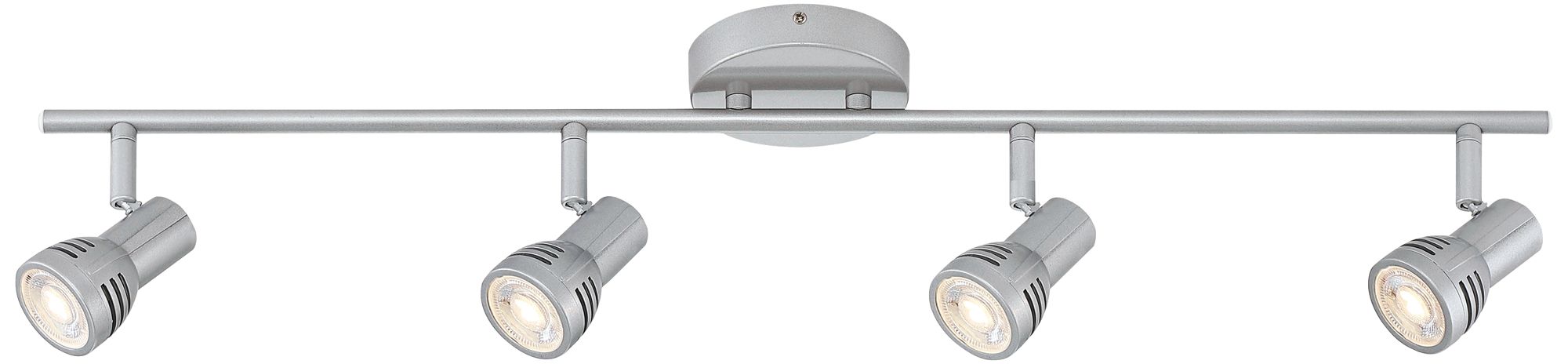 Pro Track LED 4-Light Silver Finish LED Track Kit - #82X42 | Lamps Plus