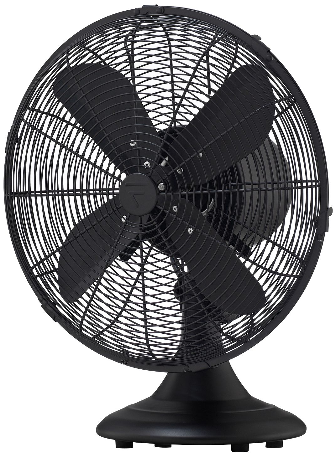 13" Retro Breeze Black Oscillating Portable Desk Fan - #88Y02 | Lamps Plus