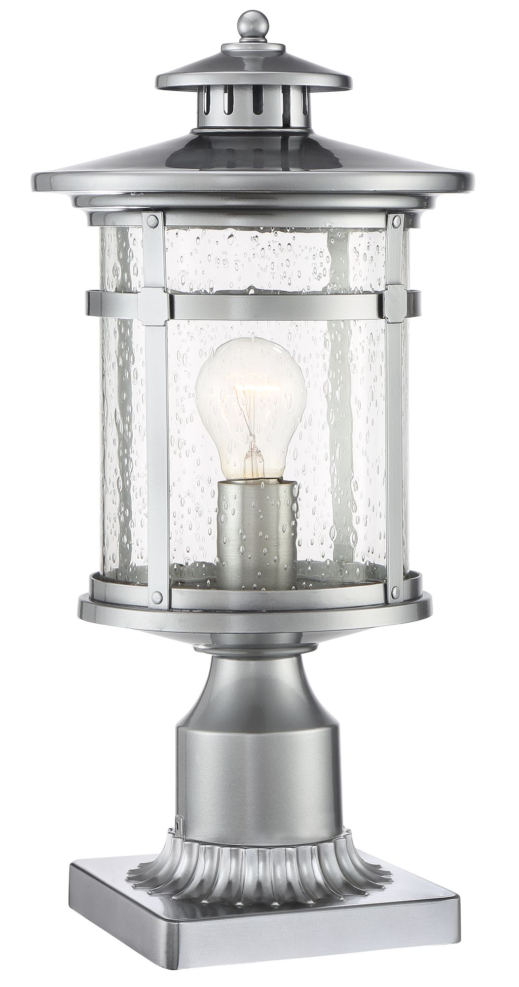 Silver, Contemporary, Post Light, Outdoor Lighting | Lamps Plus