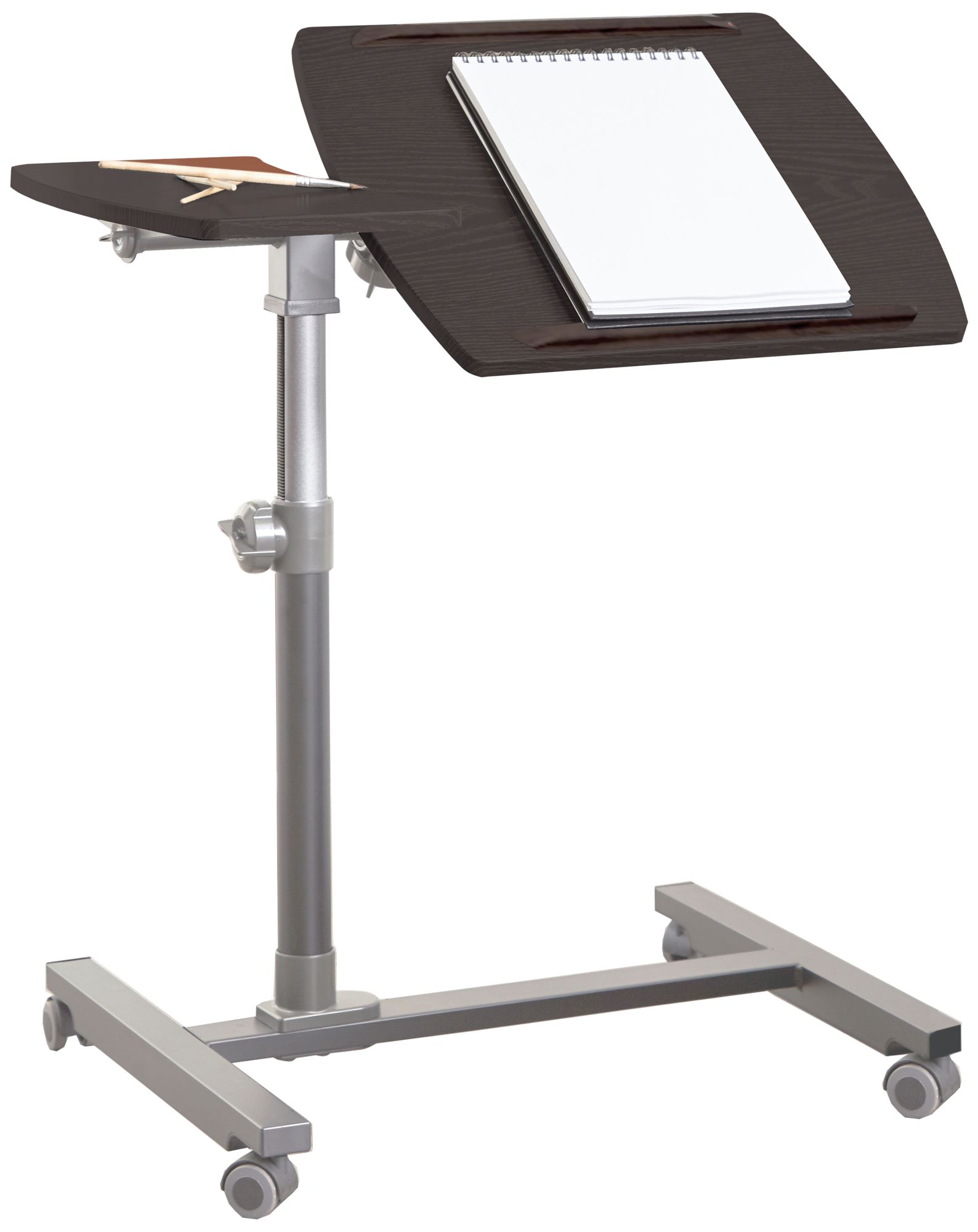 200 Collection 16"W Espresso Wood Adjustable Reading Table - #92C24 ...