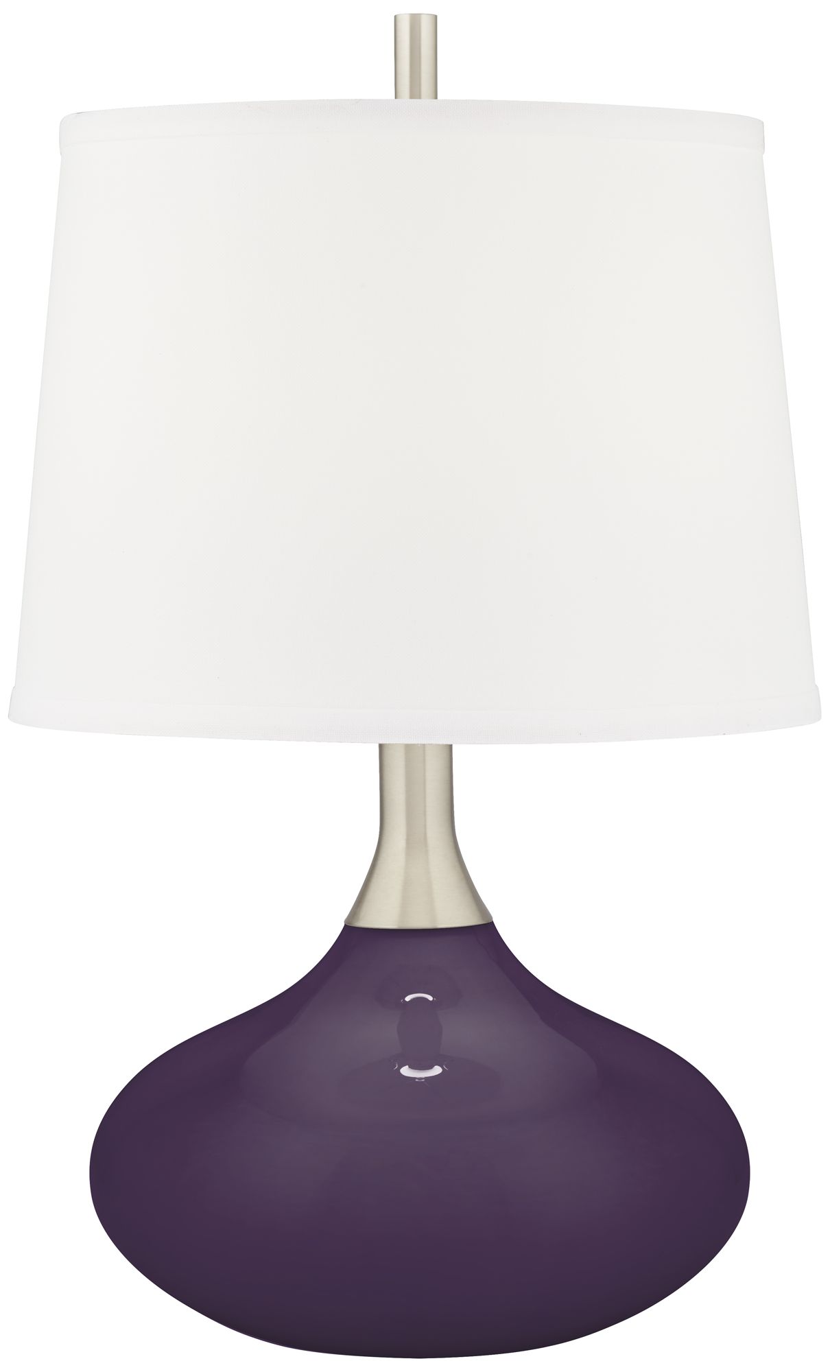 Quixotic Plum Felix Modern Table Lamp - #94M32 | Lamps Plus