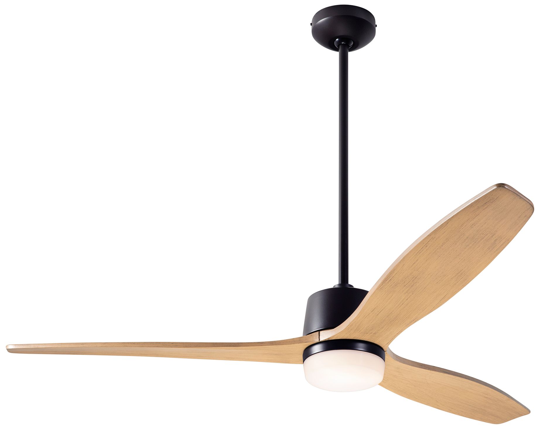 54" Modern Fan Arbor Bronze - Maple Damp Rated LED Fan with Remote ...