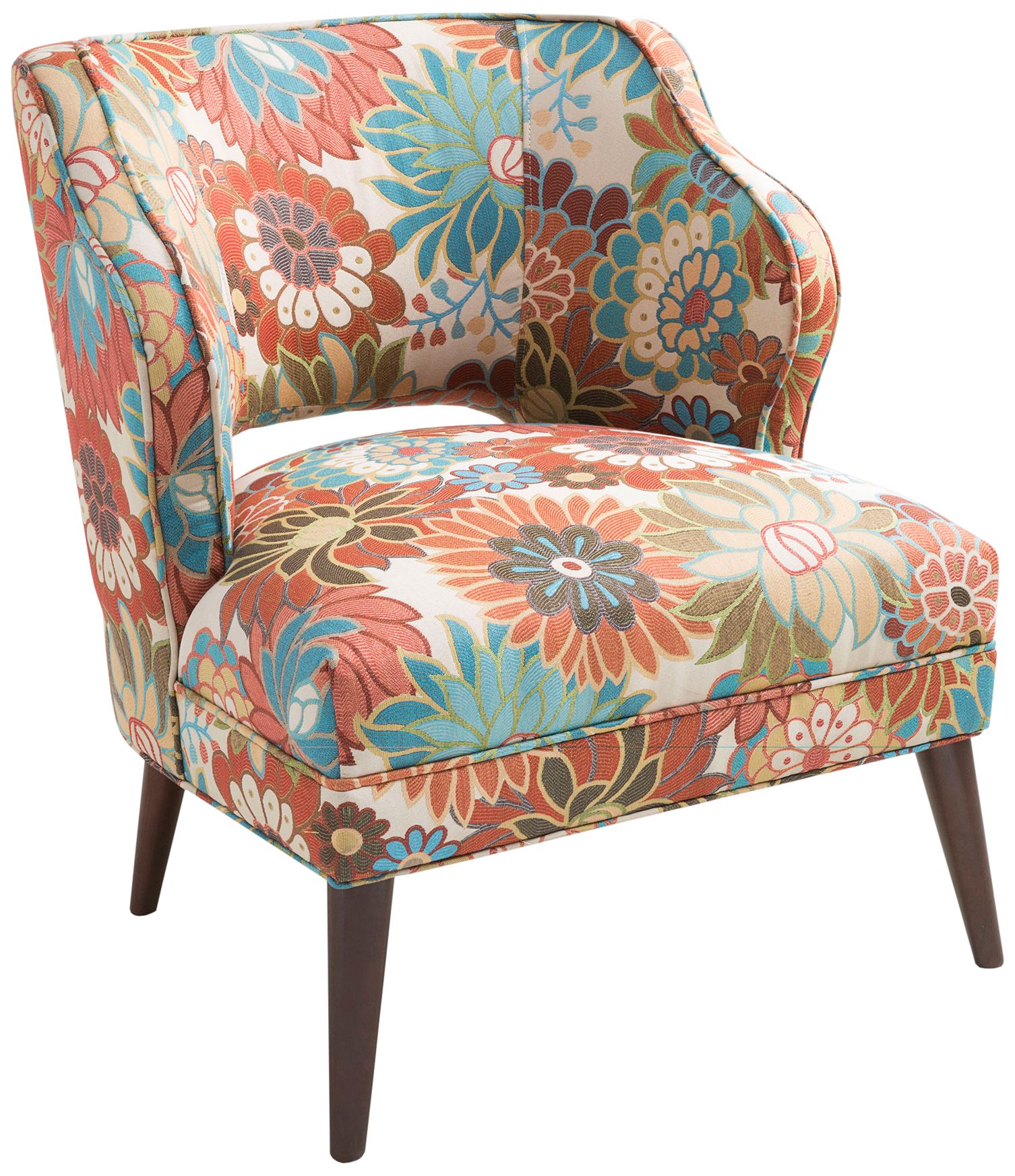 Cody Multi-Color Open Back Accent Chair - #97H19 | Lamps Plus
