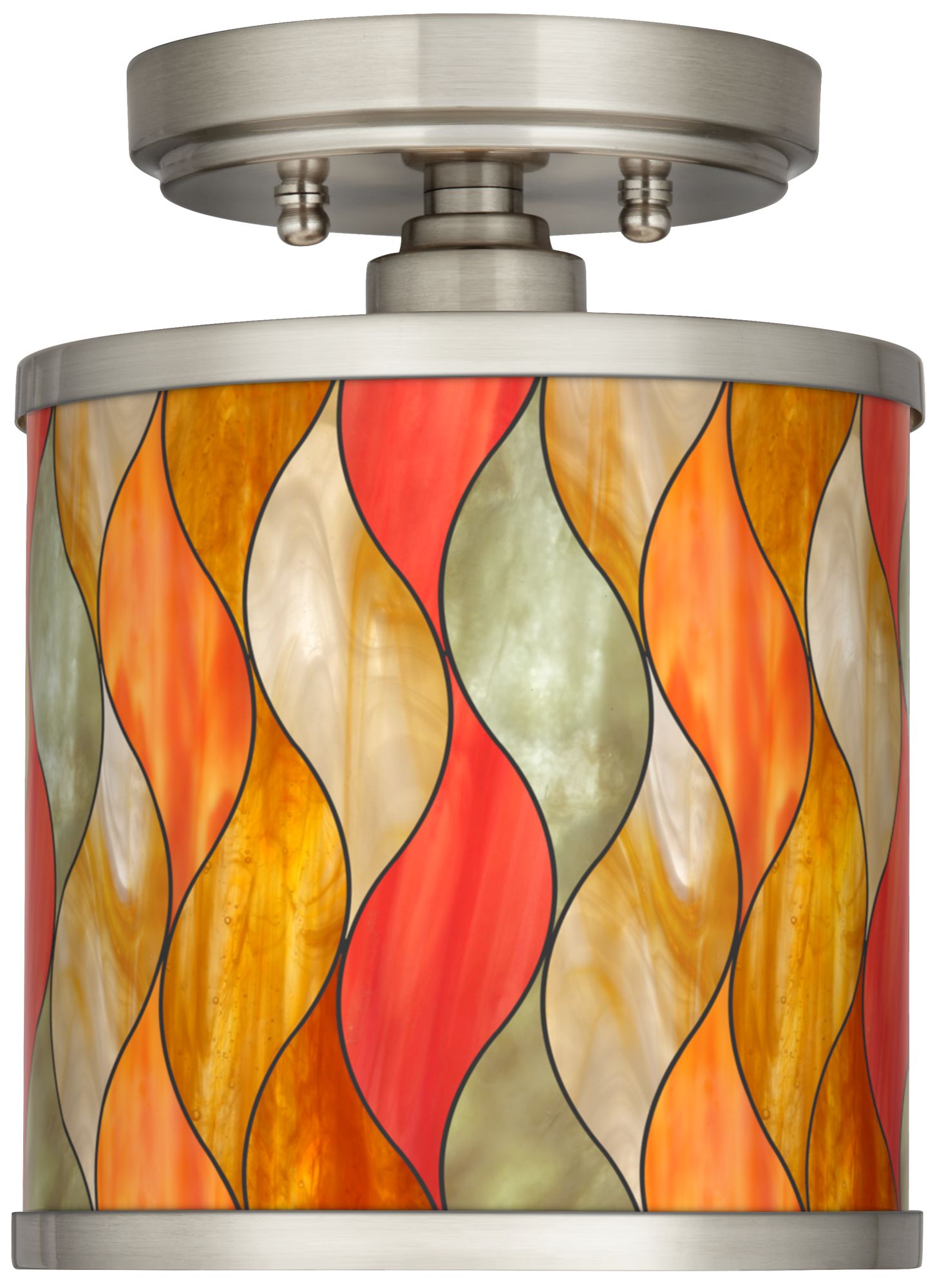 Orange, Close To Ceiling Lights | Lamps Plus