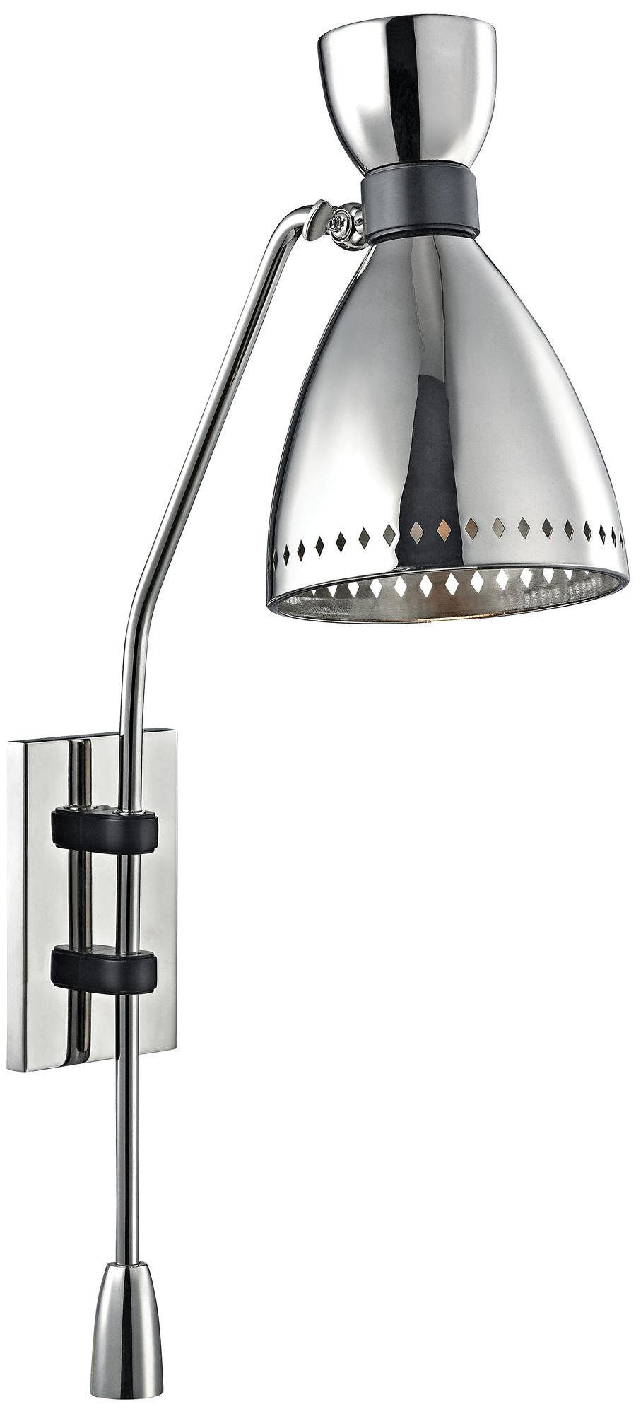 Hudson Valley Solaris 29 3/4"H Polished Nickel Sconce - #9Y969 | Lamps Plus