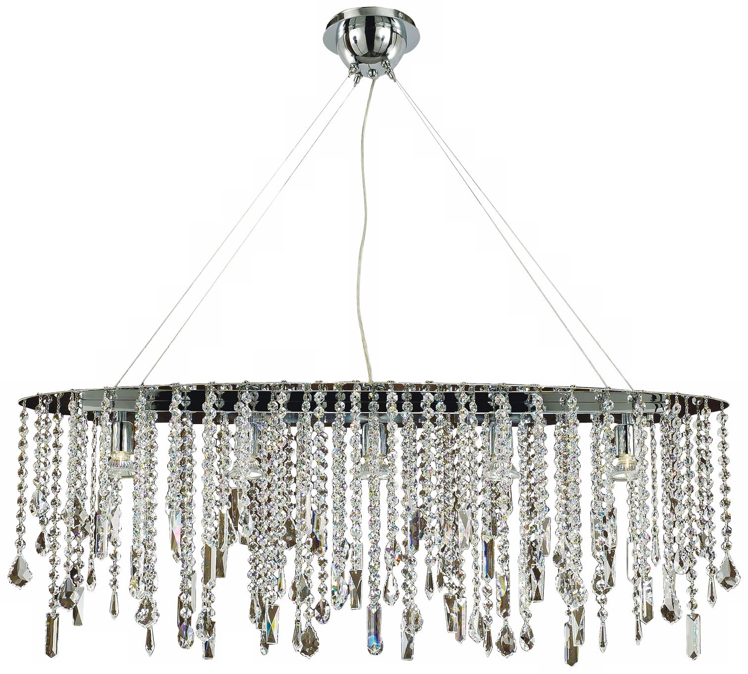 Divine Ice Swarovski Elements 38" Wide Ceiling Pendant Light - #J8666 ...