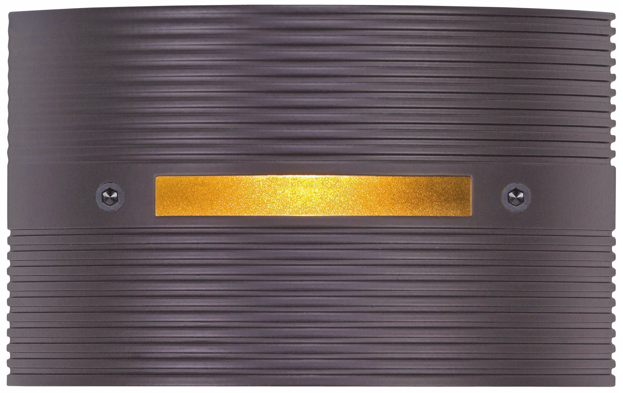 Ridged Bronze 4 1/2" Wide LED Outdoor Step Light - #Y1174 | Lamps Plus